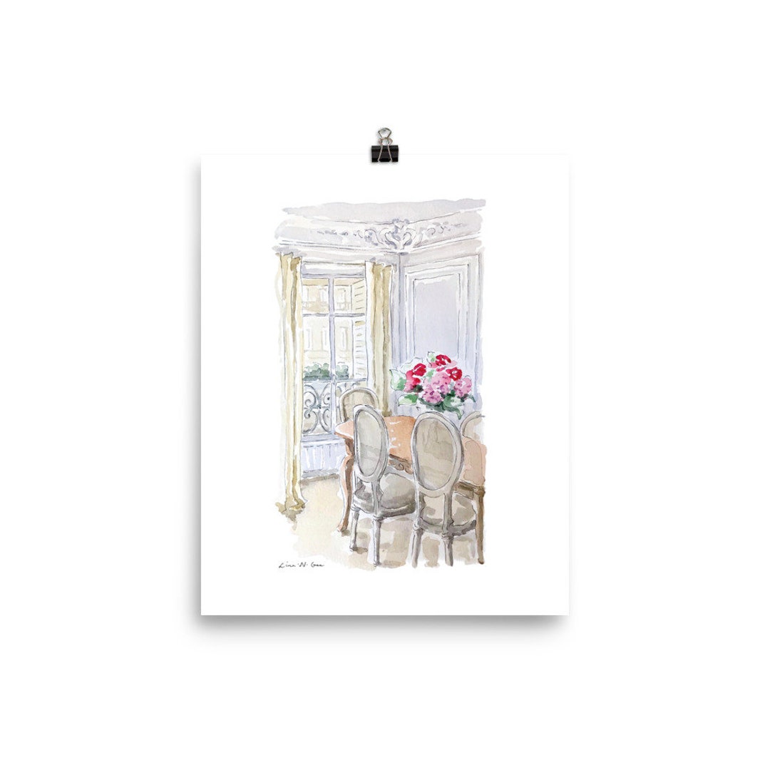 Print: À Table! - Etsy