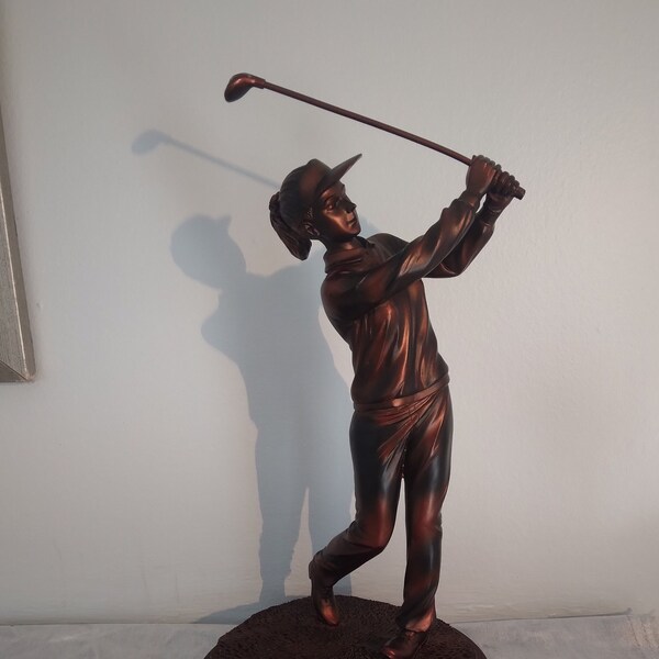 Female Golf Statue - Etsy