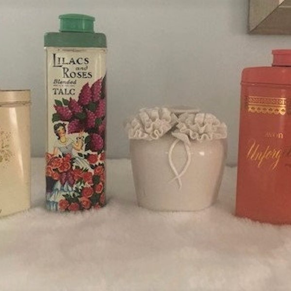 Vintage Talc Tin - Etsy