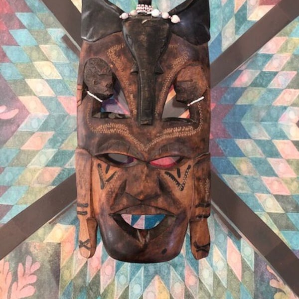 Scary Tribal Mask - Etsy