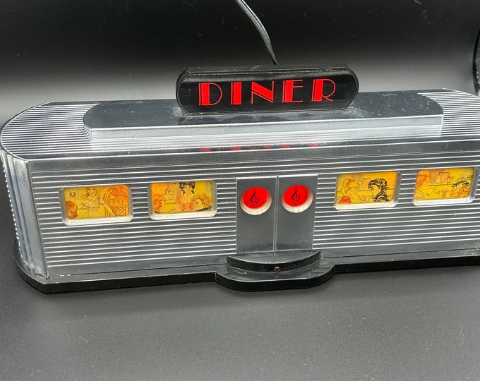 Vintage Classic 1950s Style Chrome Diner Car Radio. Plays Great With ...
