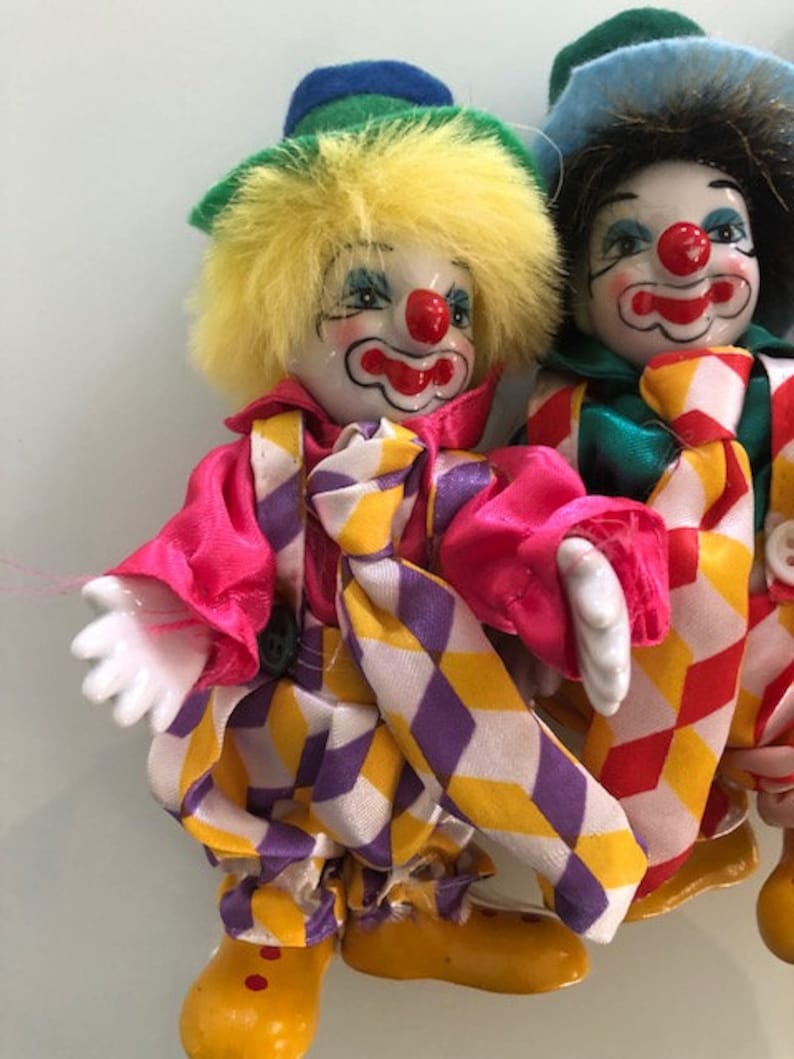 3 Vintage Ceramic Clowns Part 2 - Etsy