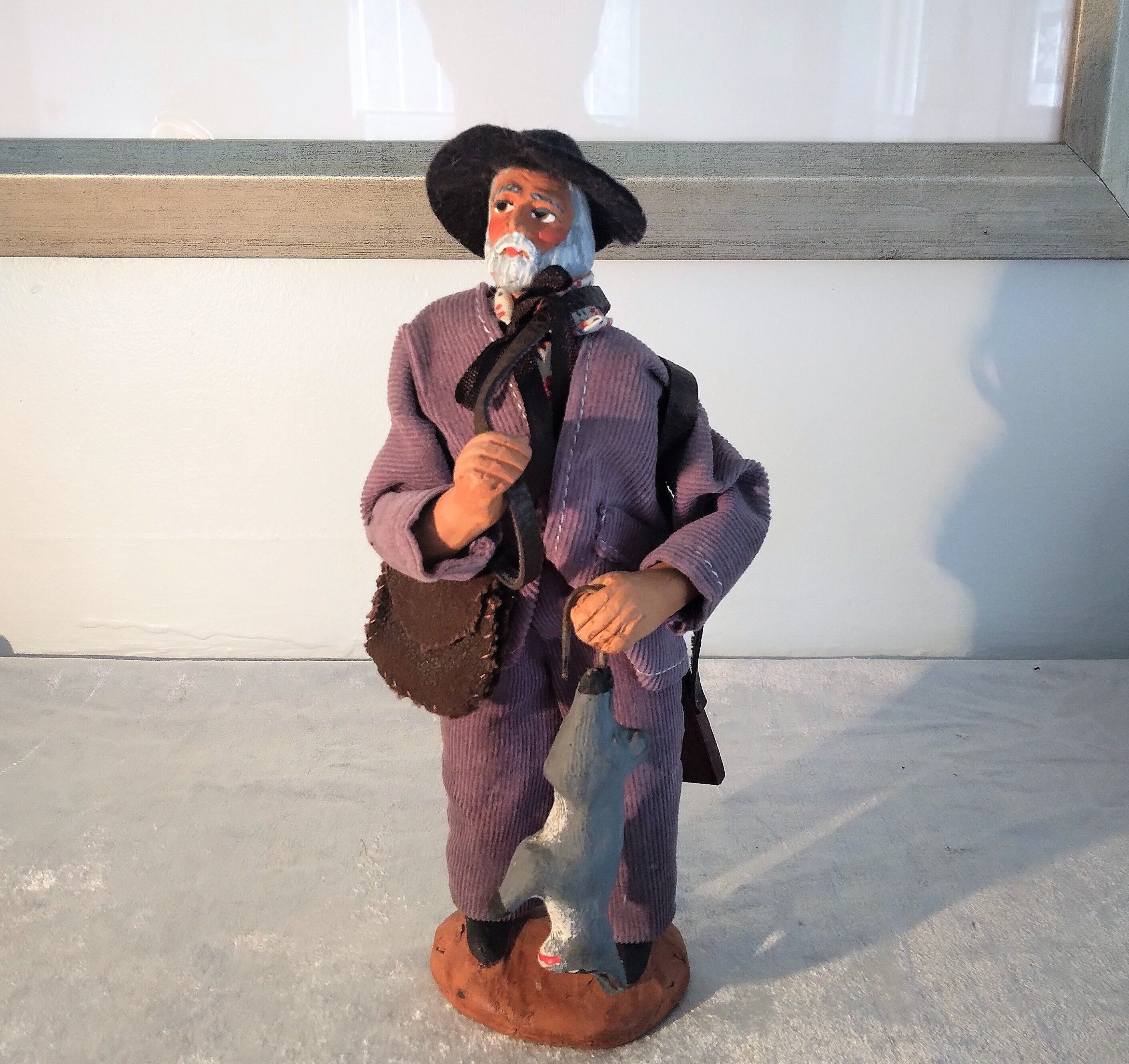 Vintage Santon De Provence Terracotta Clay Figurine the Hunter - Etsy