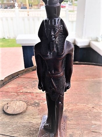 Egyptian Pharaoh Figurine Ancient Egypt King Collectible Statue - Etsy
