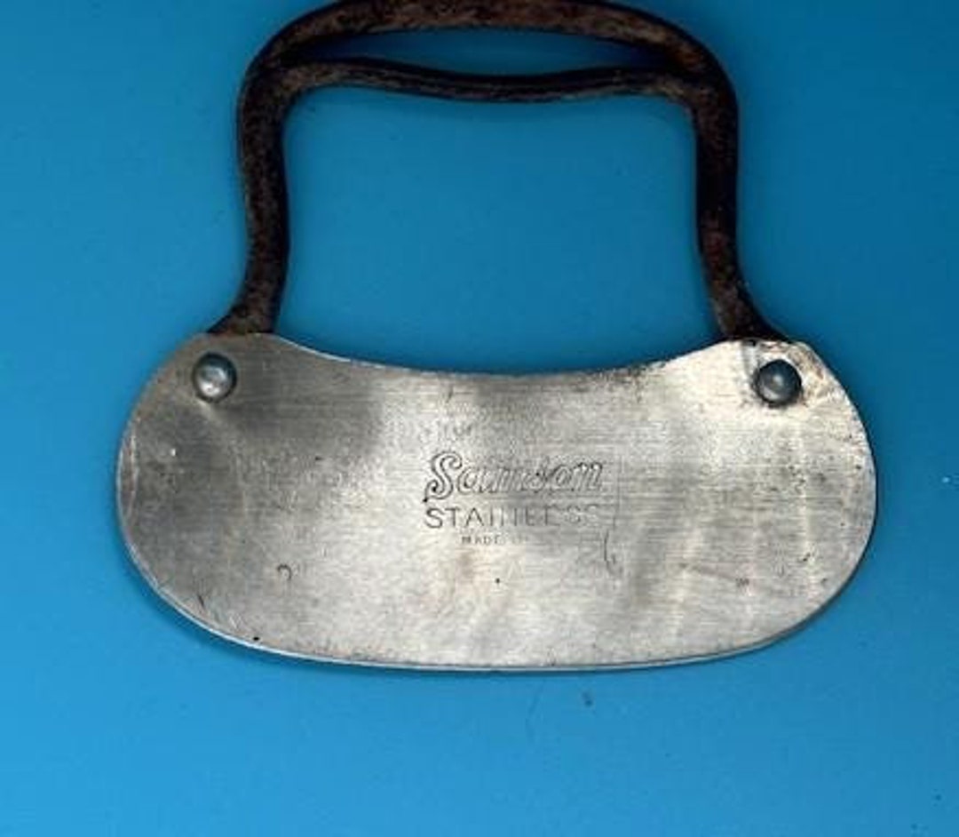 Vintage Samson Stainless Dough Cutter With Iron Handle - Etsy