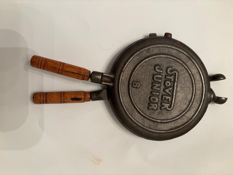 Small Antique Stover Cast Iron Waffle Maker Salesman Sample - Etsy
