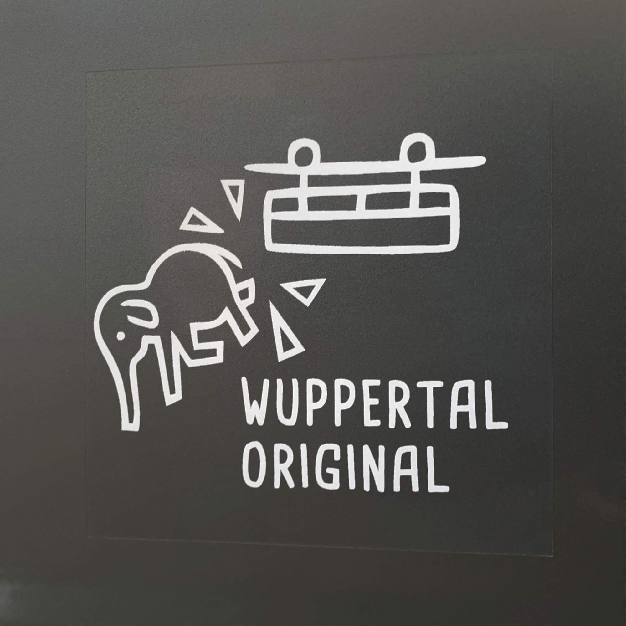 Sticker Tuffi Wuppersprung Elefant & Die Schwebebahn Suspension Railway ...