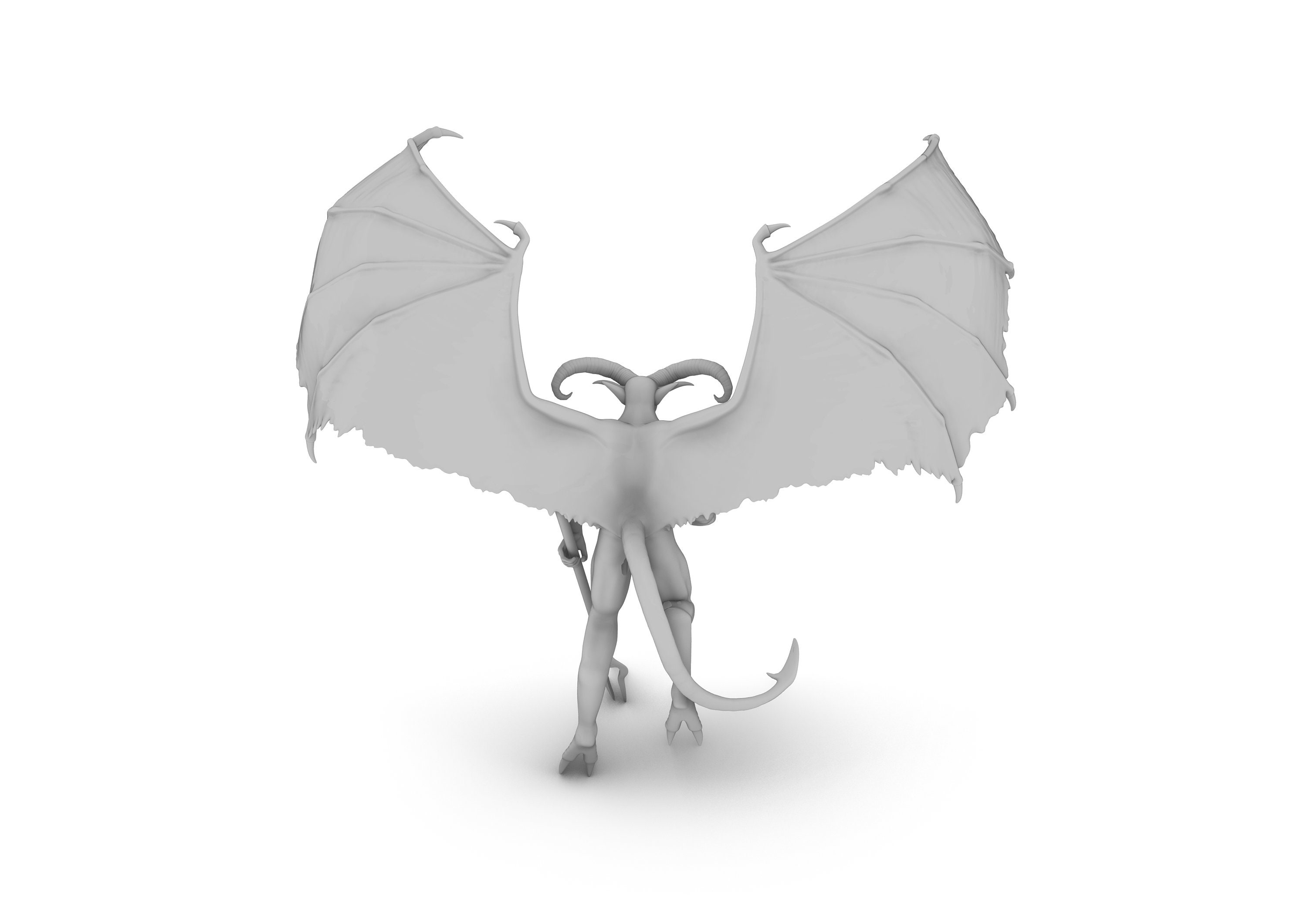 Horned Devil Tabletop DND Gaming Miniature - Etsy