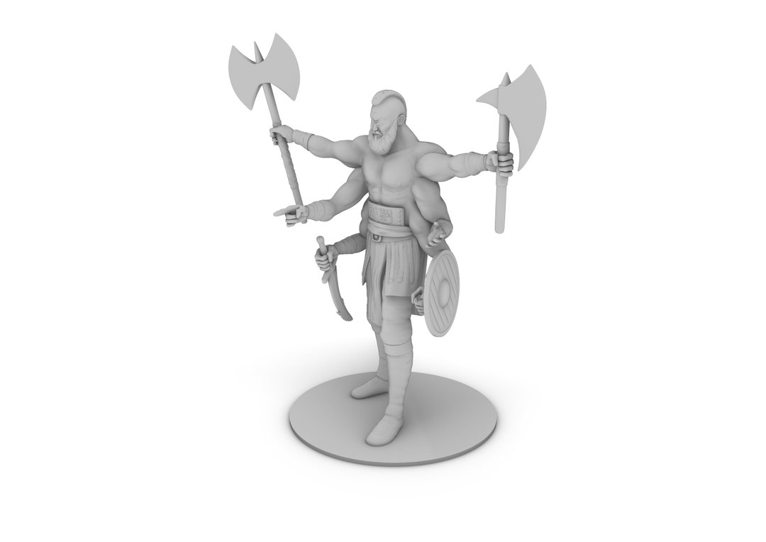 Six Armed Cyclops Tabletop DND Gaming Miniature - Etsy