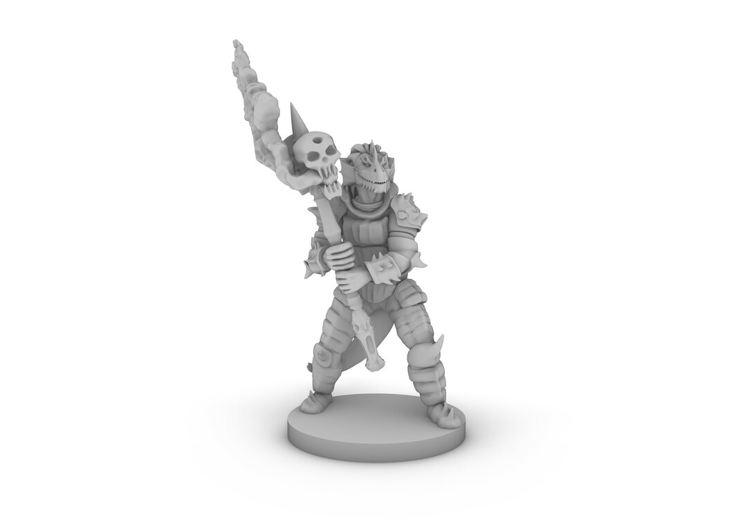 Dragonborn Fallen Paladin Tabletop DND Gaming Miniature - Etsy