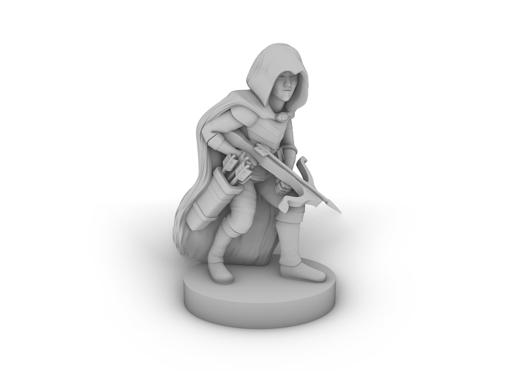 Halfling Male Crossbow Ranger Tabletop DND Gaming Miniature - Etsy