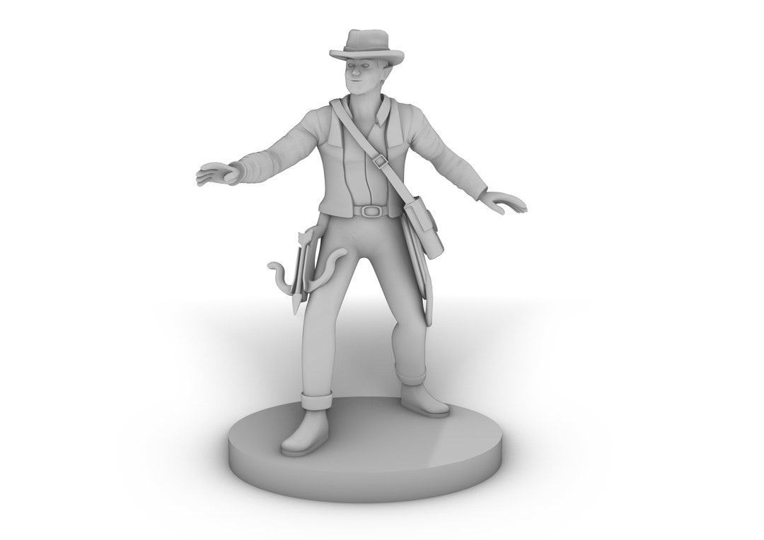 Half Elven Tomb Raider Tabletop DND Gaming Miniature - Etsy