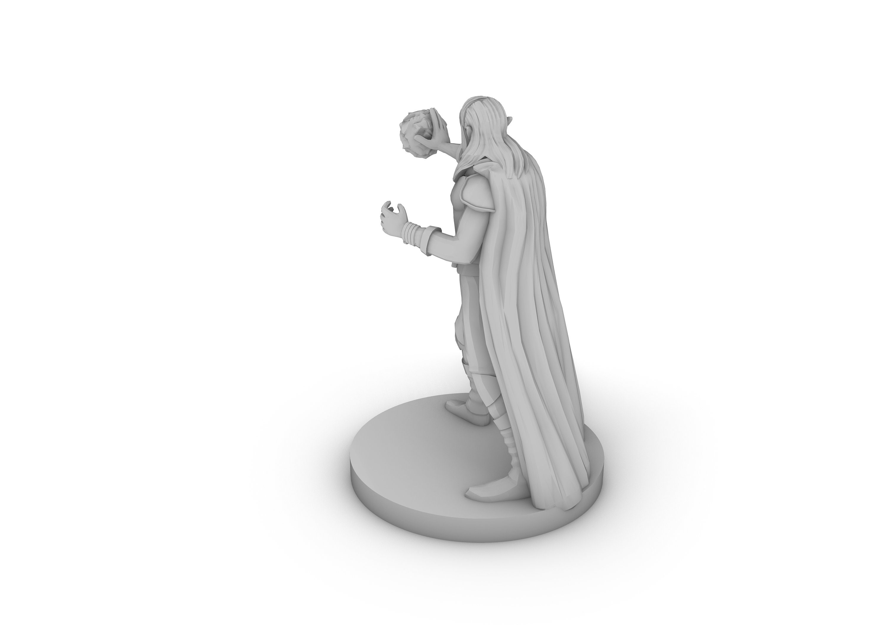 Elf Male Warlock Tabletop DND Gaming Miniature - Etsy