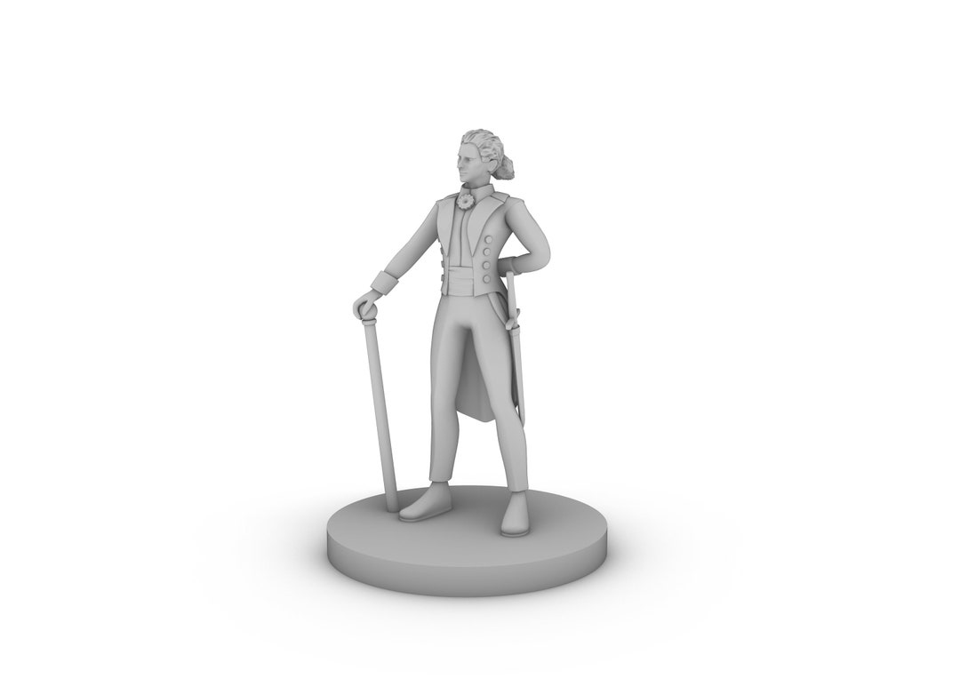 Human Female Butler Monk Tabletop DND Gaming Miniature - Etsy