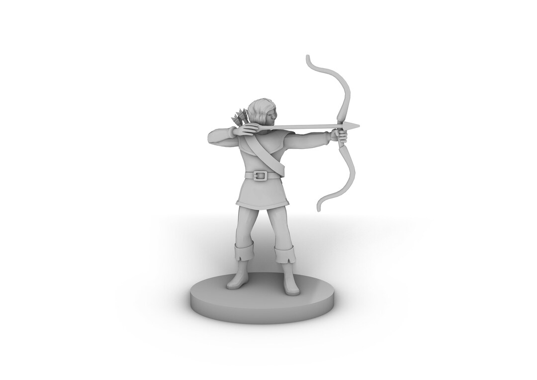 Human Male Ranger 2 Tabletop DND Gaming Miniature - Etsy