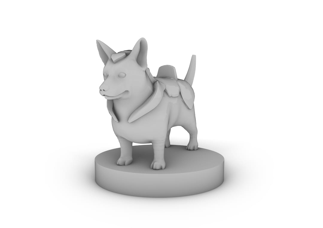 Battle Corgi Tabletop DND Gaming Miniature - Etsy