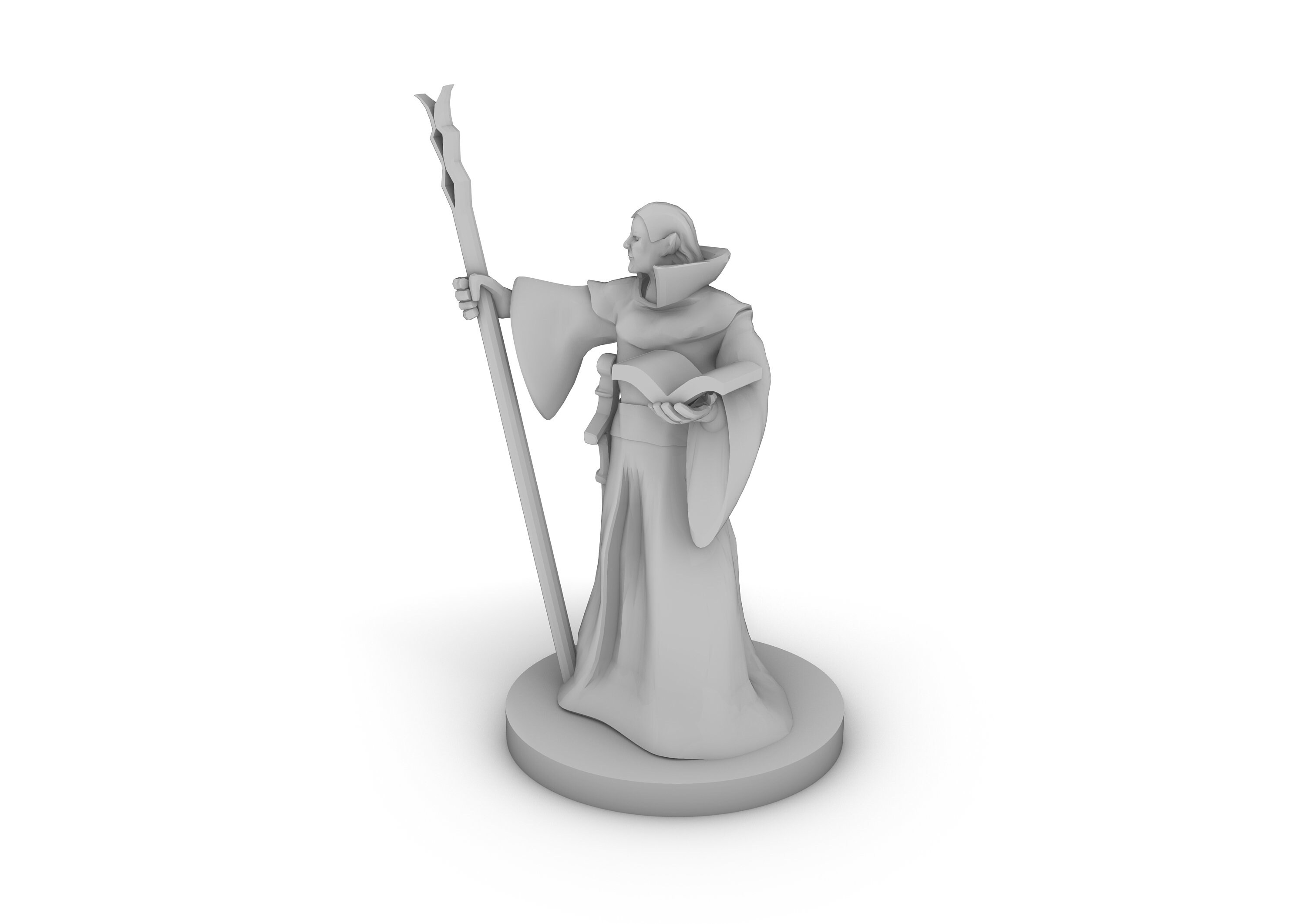Elf Wizard 3 Tabletop DND Gaming Miniature - Etsy