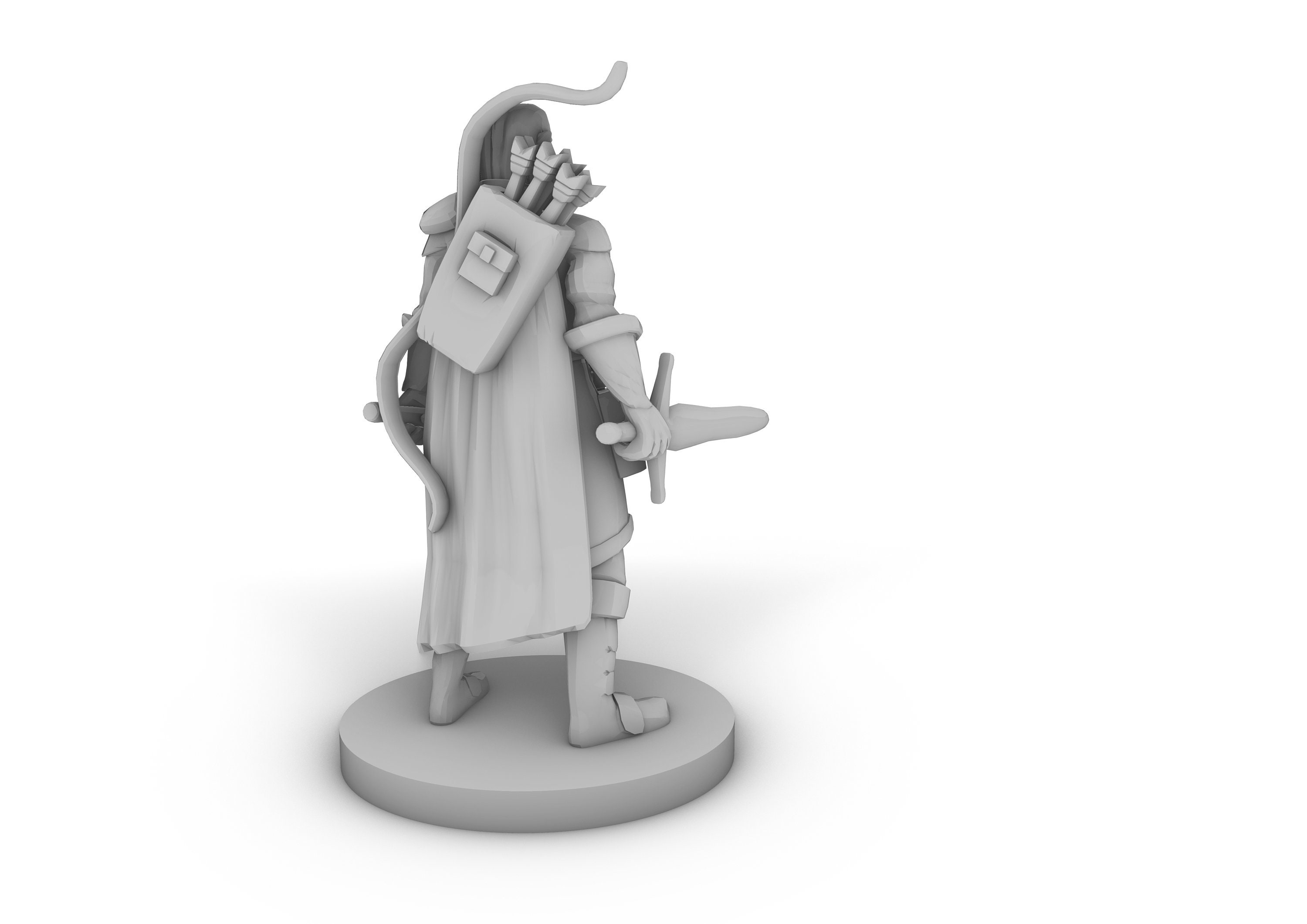 Elf Male Two Sword Ranger Tabletop DND Gaming Miniature - Etsy