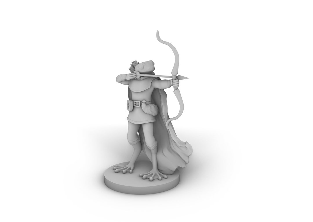 Frogfolk Ranger Tabletop DND Gaming Miniature - Etsy