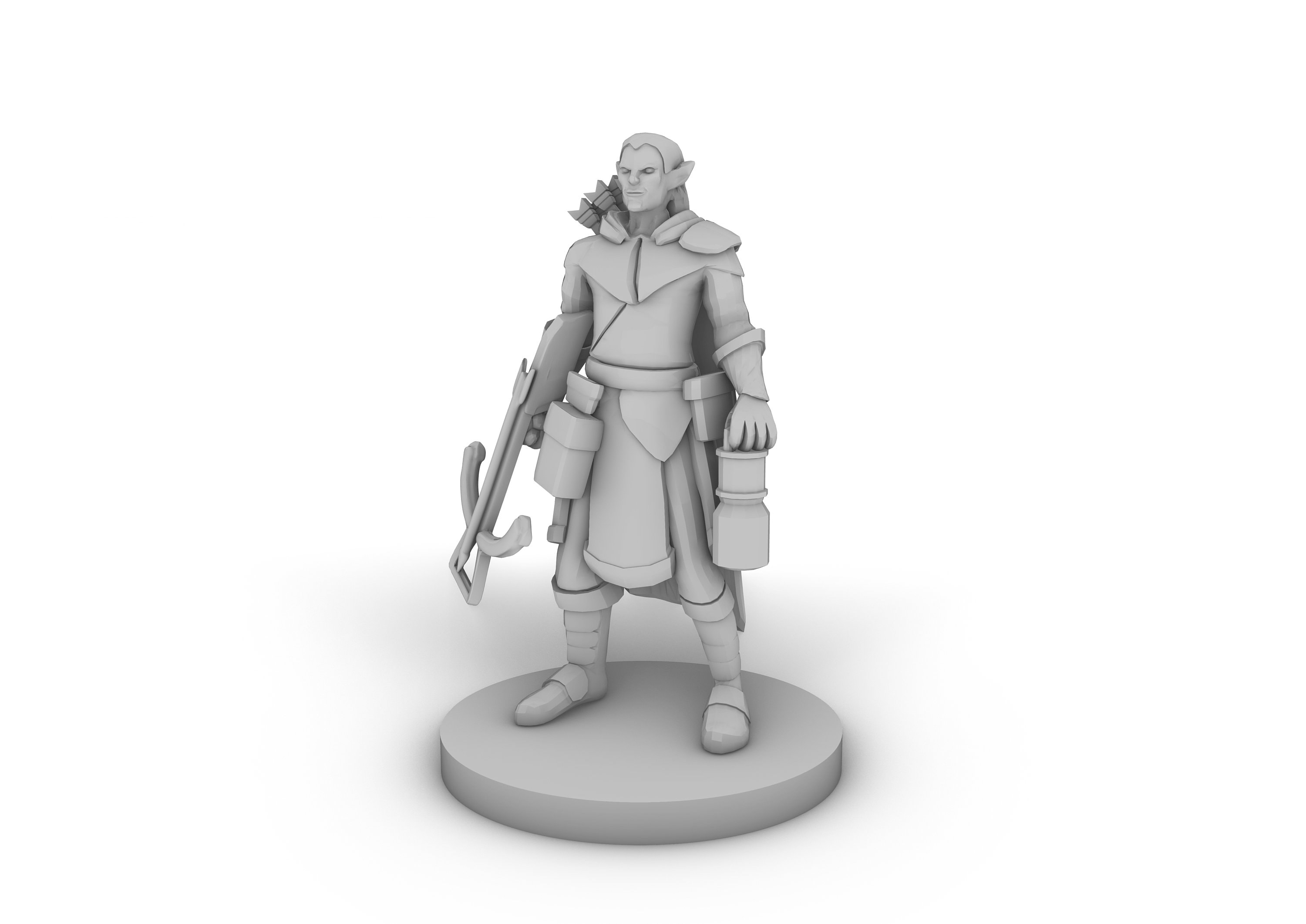 Elf Ranger Crossbow Tabletop DND Gaming Miniature - Etsy