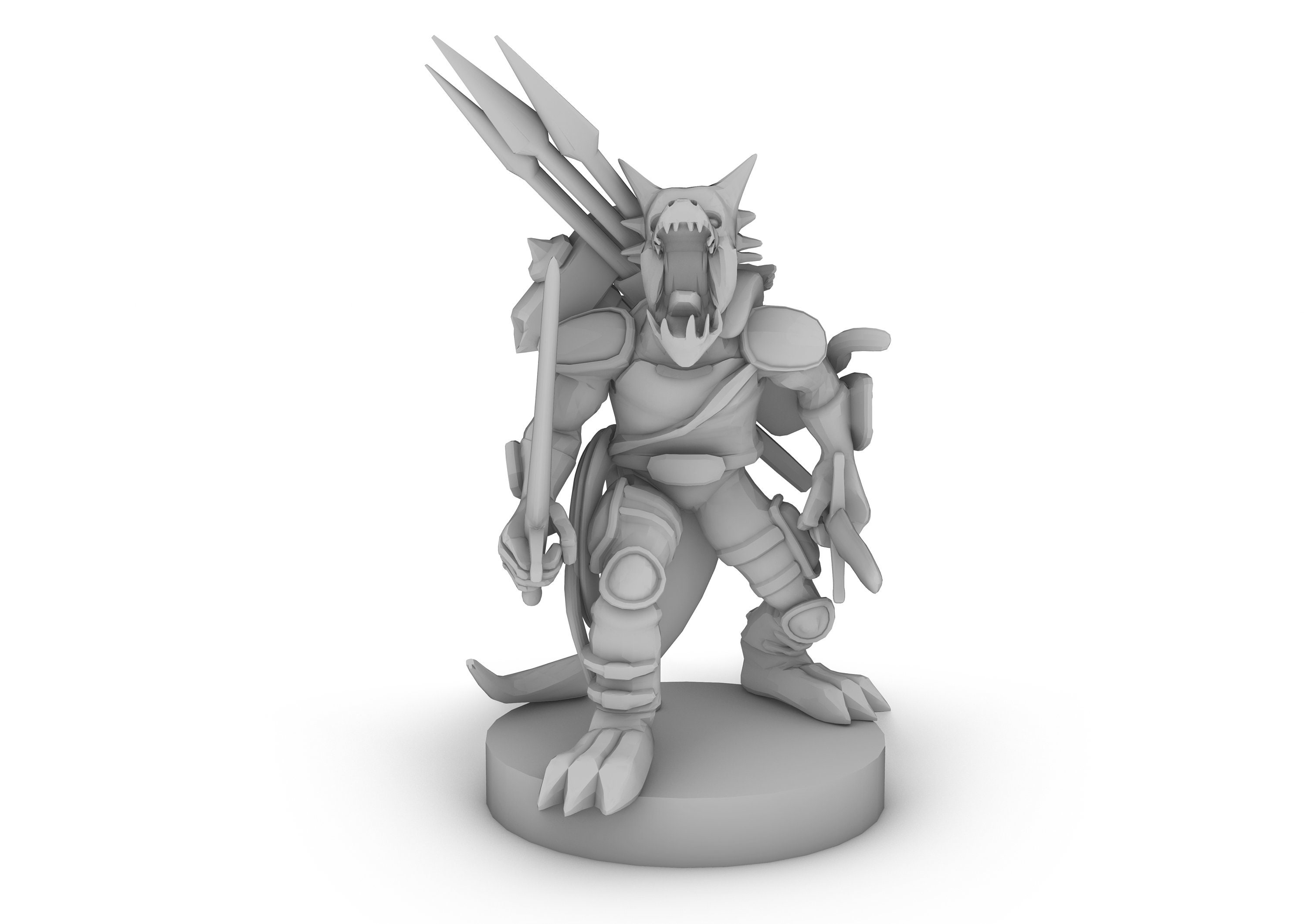 Kobold Weapon Master Tabletop DND Gaming Miniature - Etsy