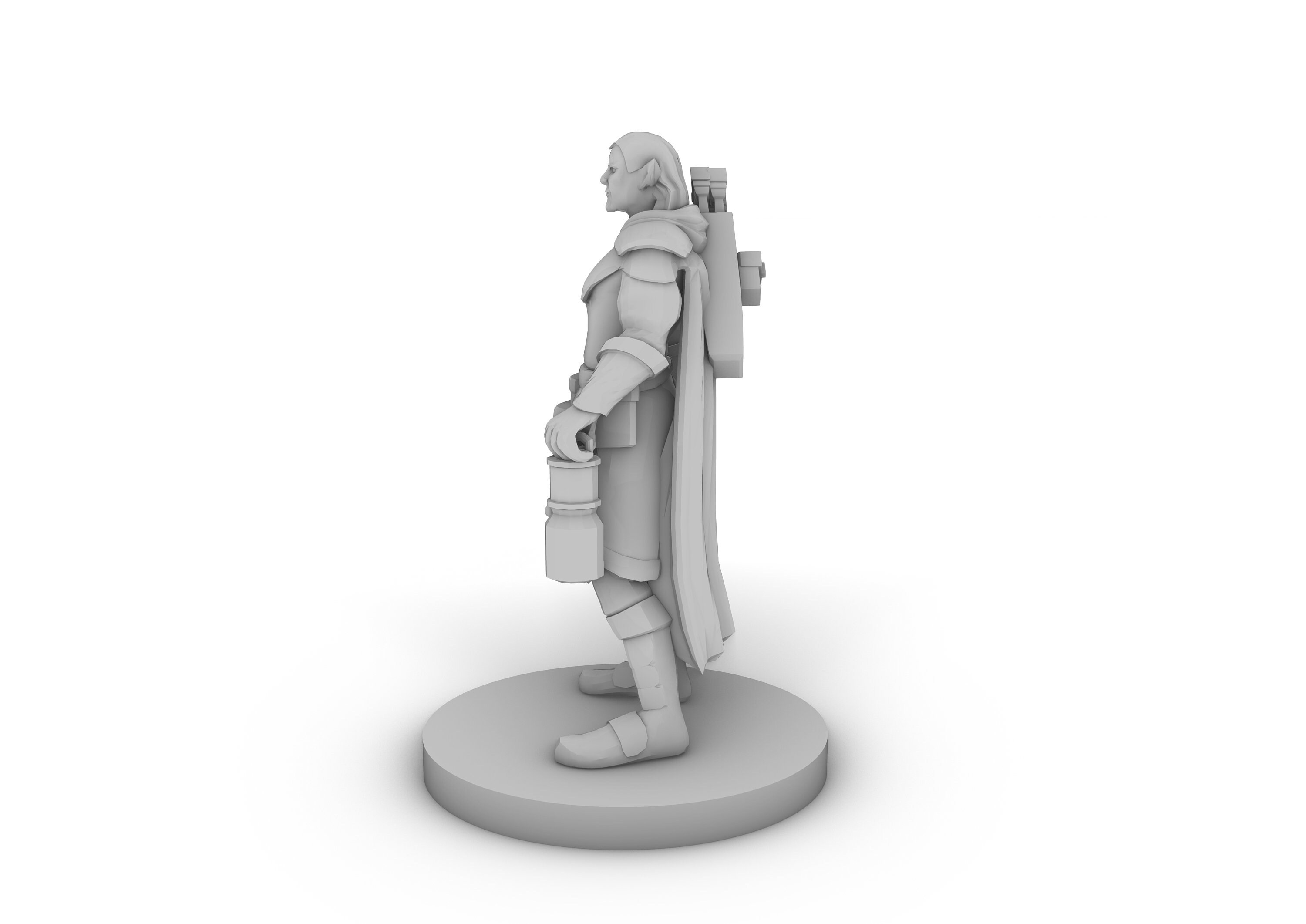 Elf Ranger Crossbow Tabletop DND Gaming Miniature - Etsy