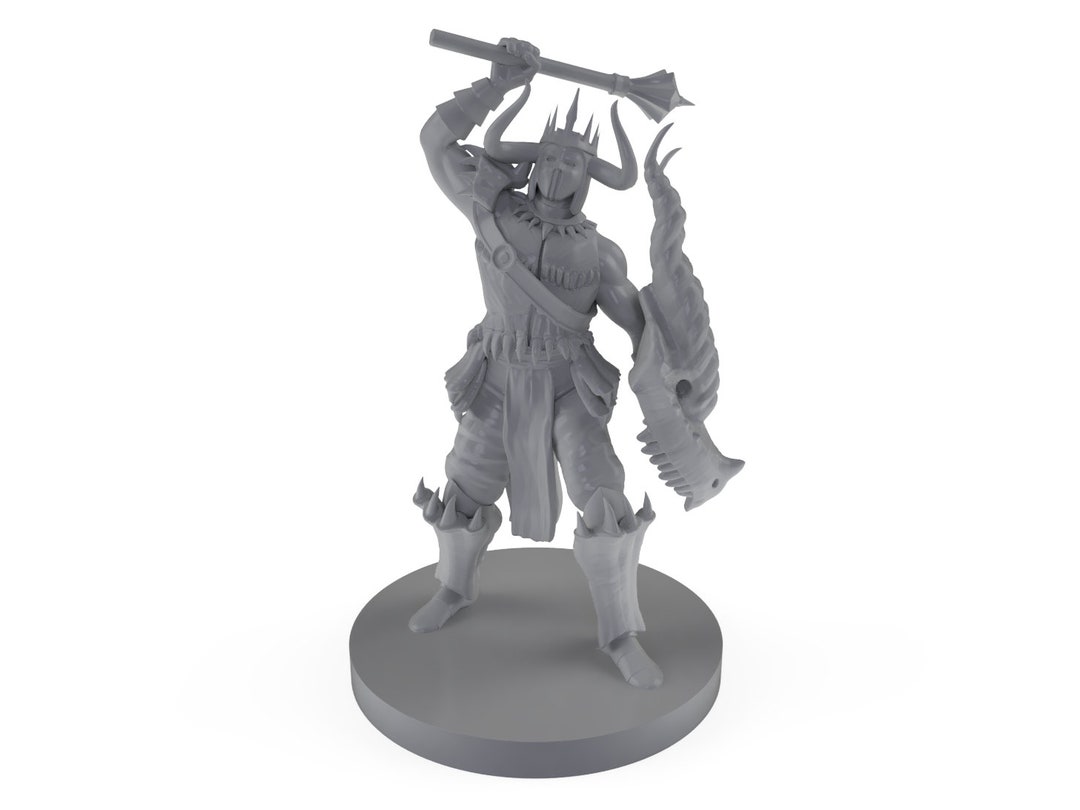Cleric of Tiamat Tabletop DND Gaming Miniature - Etsy
