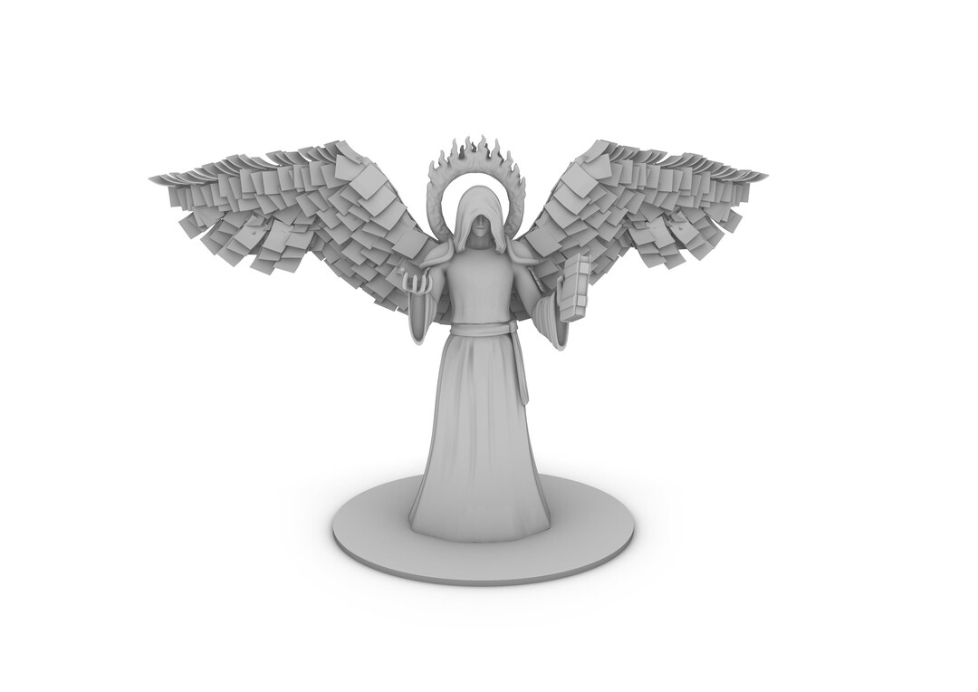 Angel of Knowledge Tabletop DND Gaming Miniature - Etsy