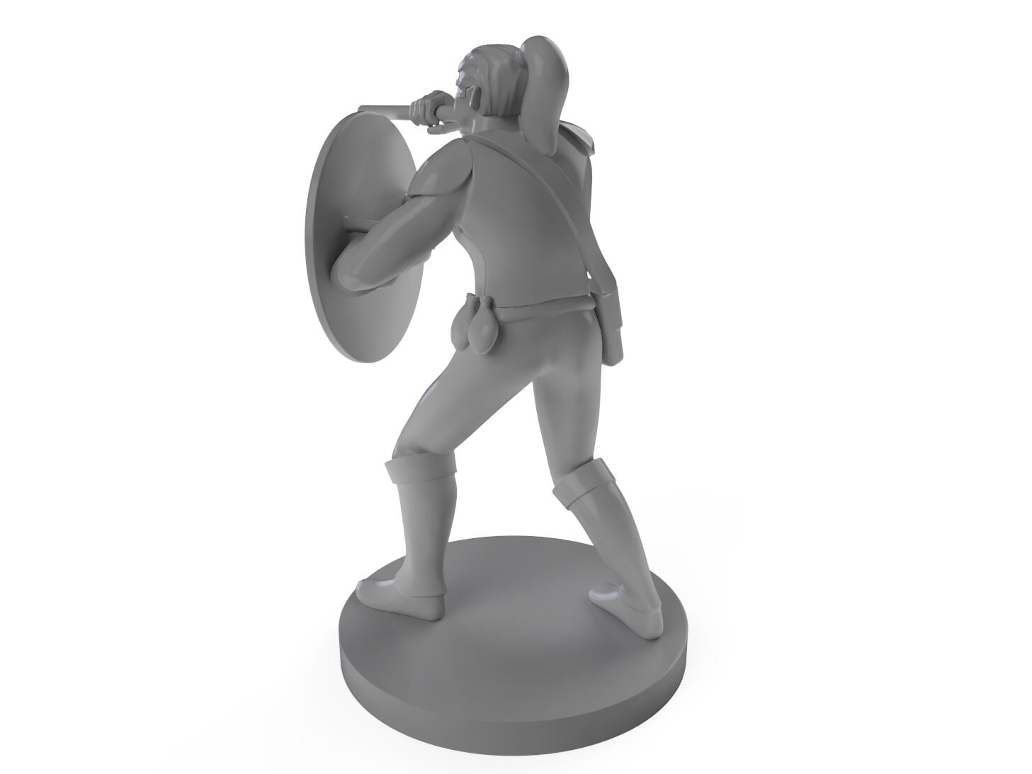 Half Orc Female With Gong and Blowgun Tabletop DND Gaming Miniature - Etsy