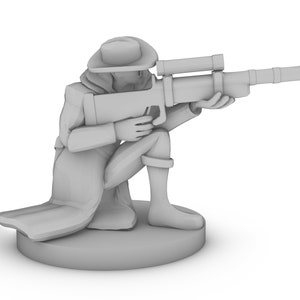 Half Orc Rifleman Gunslinger Tabletop DND Gaming Miniature - Etsy