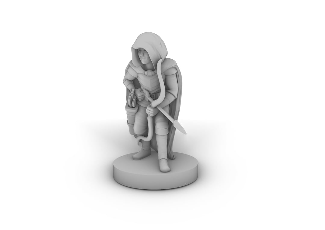 Halfling Ranger Tabletop DND Gaming Miniature - Etsy