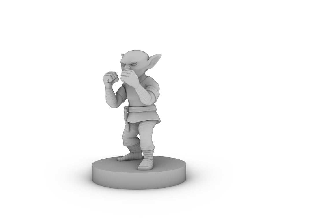 Goblin Monk Tabletop DND Gaming Miniature - Etsy