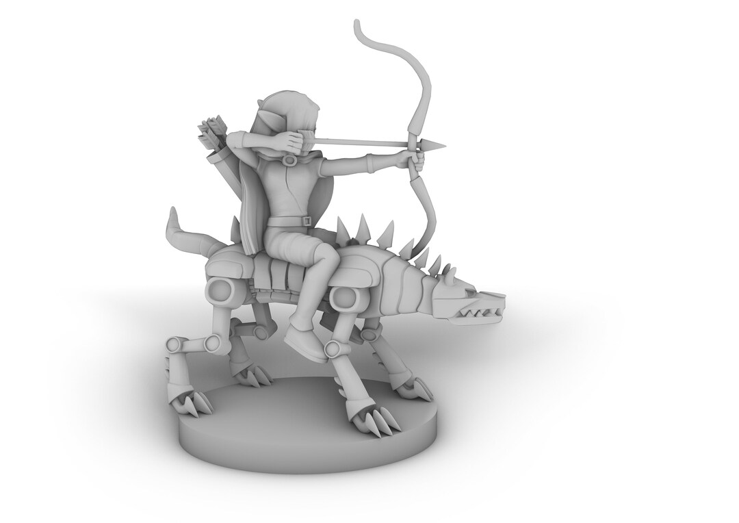 Goblin Female Rogue on Iron Defender Tabletop DND Gaming Miniature - Etsy
