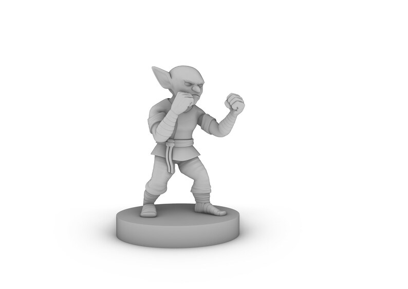 Goblin Monk Tabletop DND Gaming Miniature - Etsy
