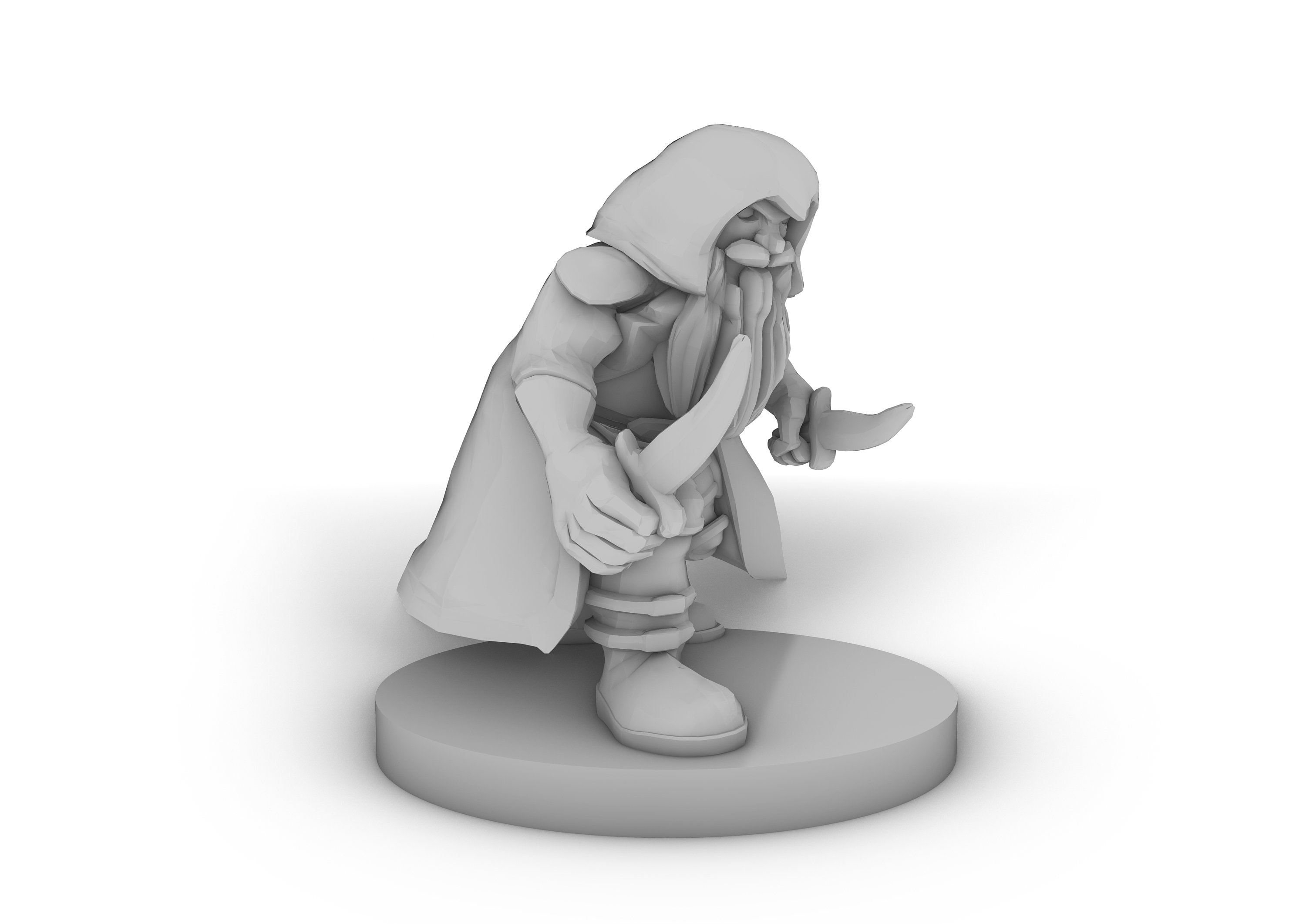 Dwarf Rogue Tabletop DND Gaming Miniature - Etsy