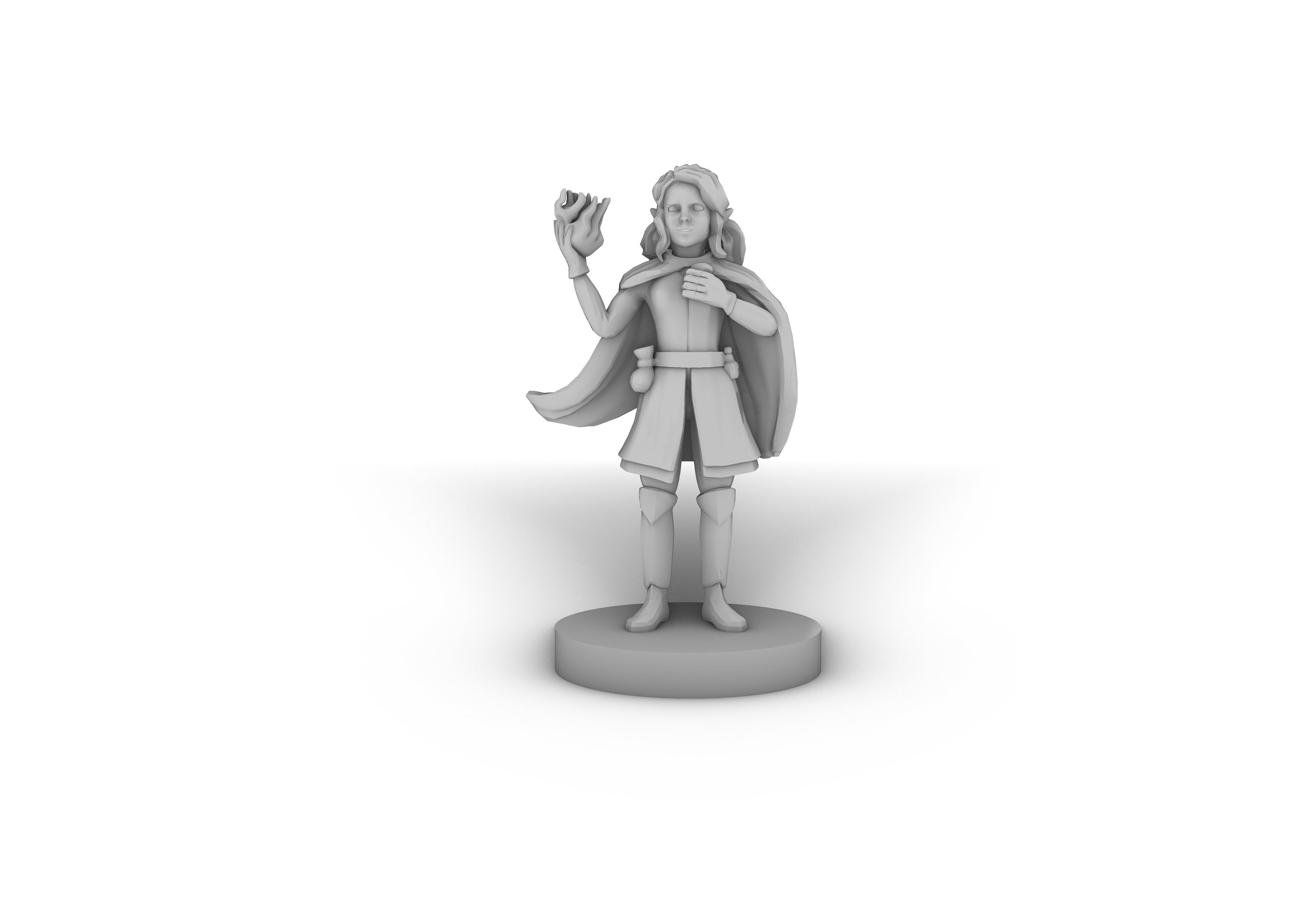Female Halfling Sorceress Tabletop DND Gaming Miniature - Etsy