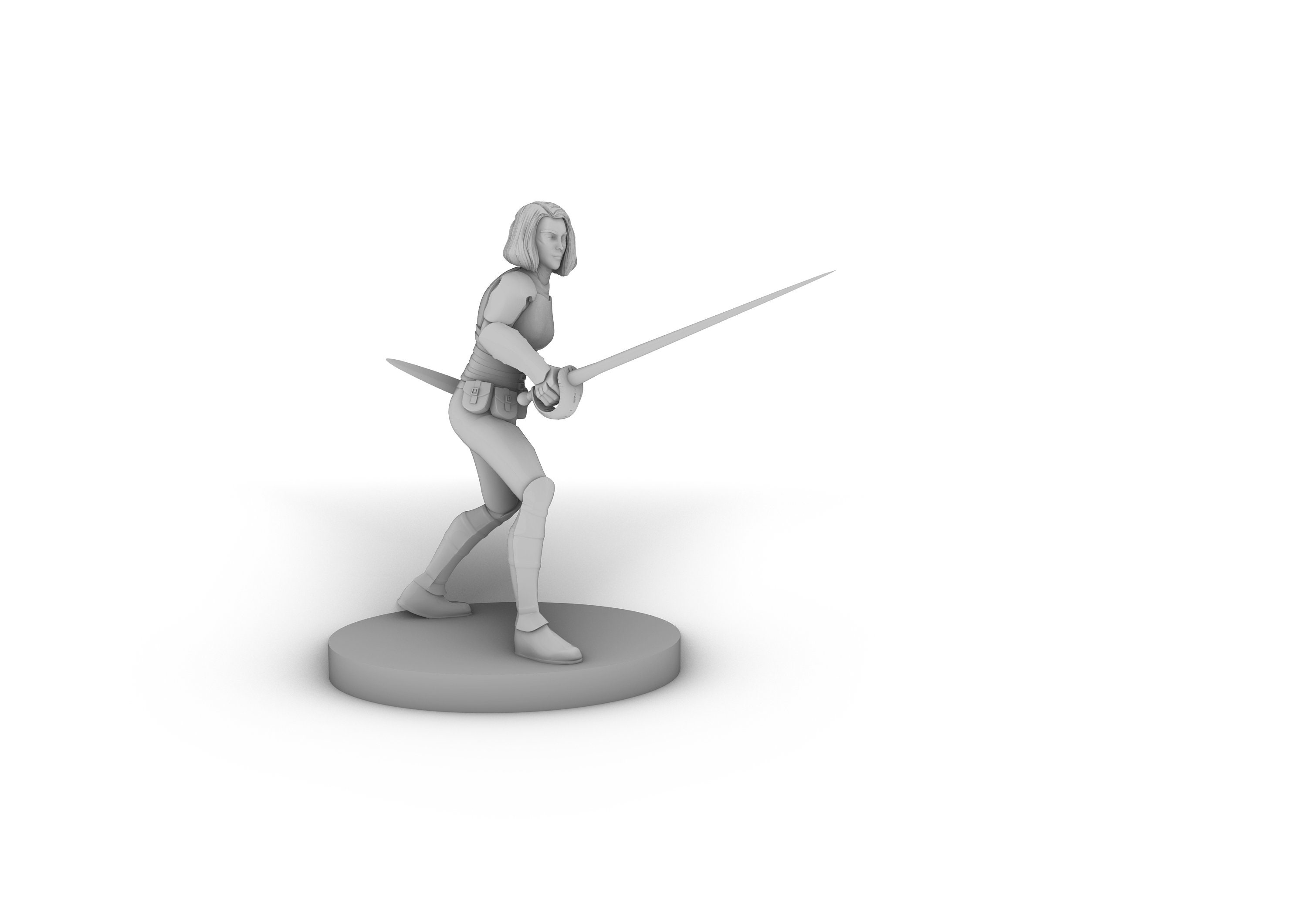 Human Female Rogue 5 Tabletop DND Gaming Miniature - Etsy
