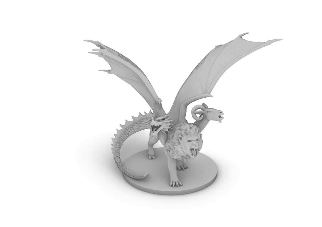 Chimera Tabletop DND Gaming Miniature - Etsy
