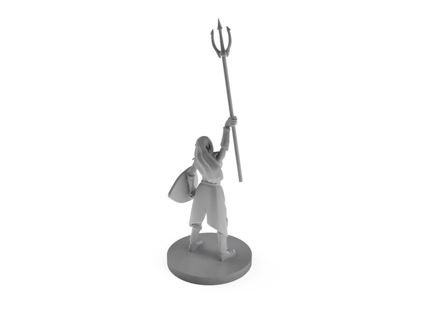 Female Elven Cleric of Tempest Tabletop DND Gaming Miniature - Etsy