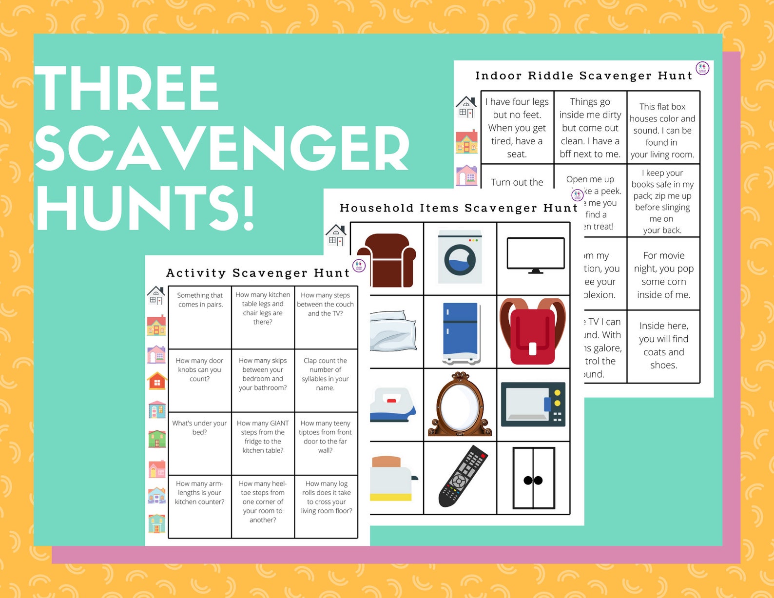 Preschool Classroom Scavenger Hunt Printable