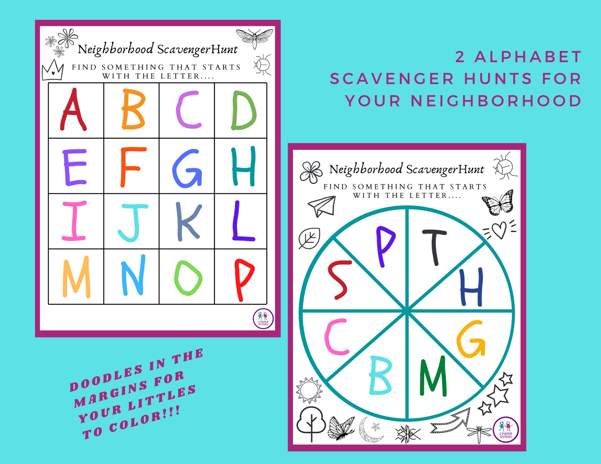 Neighborhood Scavenger Hunts, Preschool, Elementary School, Homeschool ...