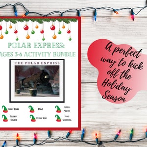 PRINTABLE Polar Express Kids Activities, Mini Bundle, Preschool ...
