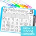 February Calendar 2025 Printable Calendar Tracing Worksheet, Traceable ...