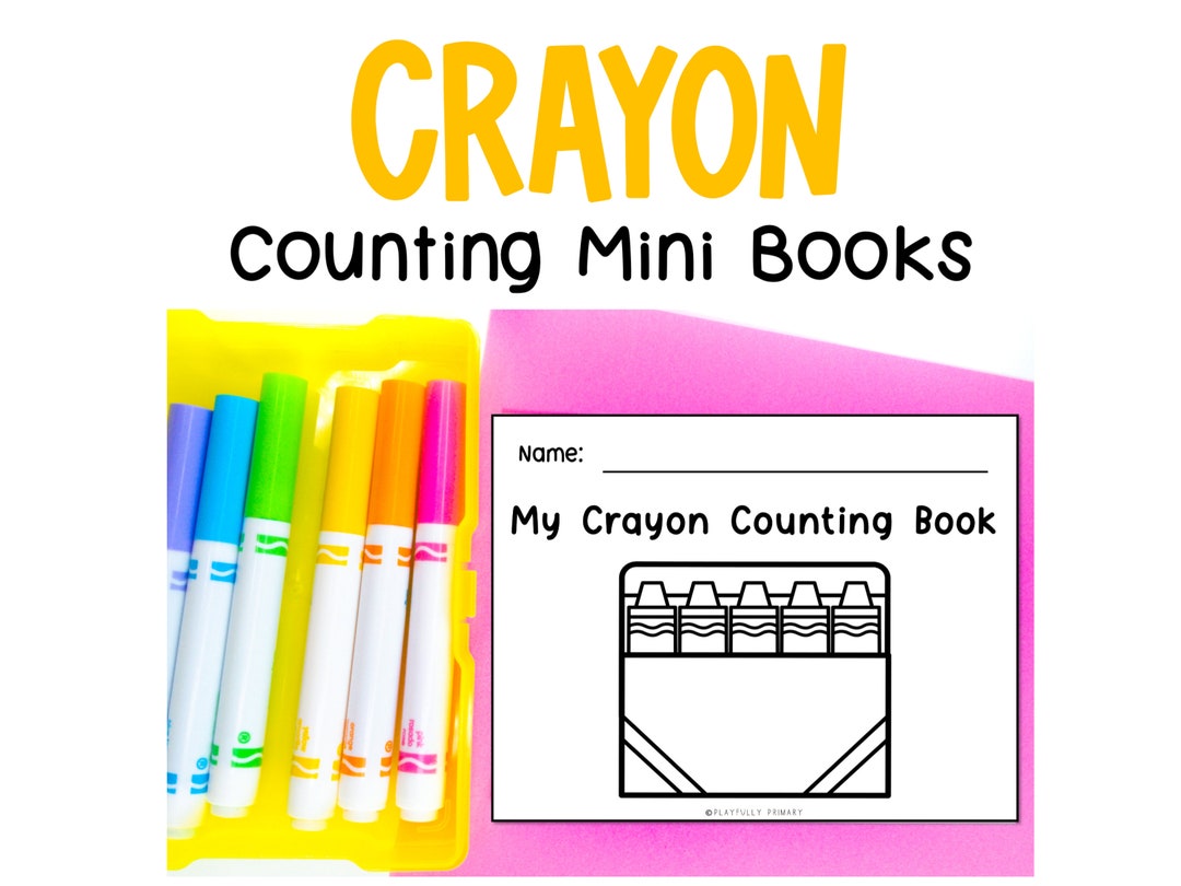Crayon Counting to 10 Mini Book - Back to School Coloring Pages for ...