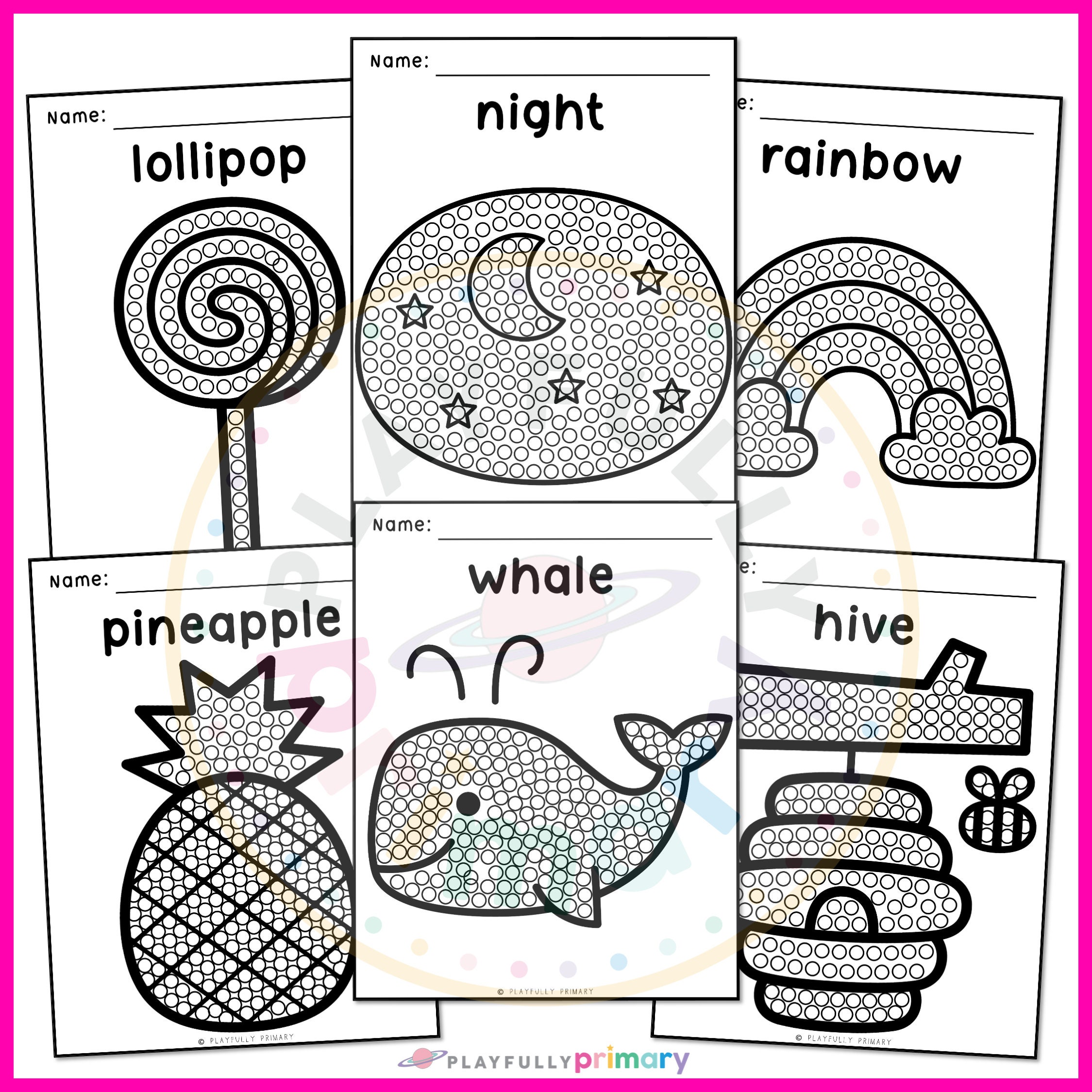 Alphabet Q-tip Painting Activities | Fine Motor Dot Painting for ...