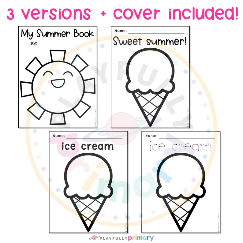 Summer Crafts for Kids, Printable Activity for Homeschool Preschool ...