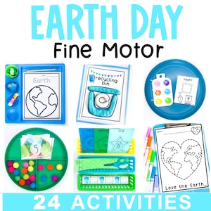 Earth Day Homeschool Printables Kindergarten + Earth Day Preschool ...