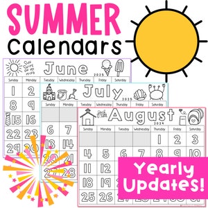 Monthly Calendar Tracing Numbers and Coloring Pages for Kids Printable ...