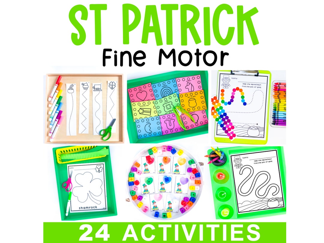 St Patrick's Day Crafts for Kids Printable, Saint Patrick Activities ...
