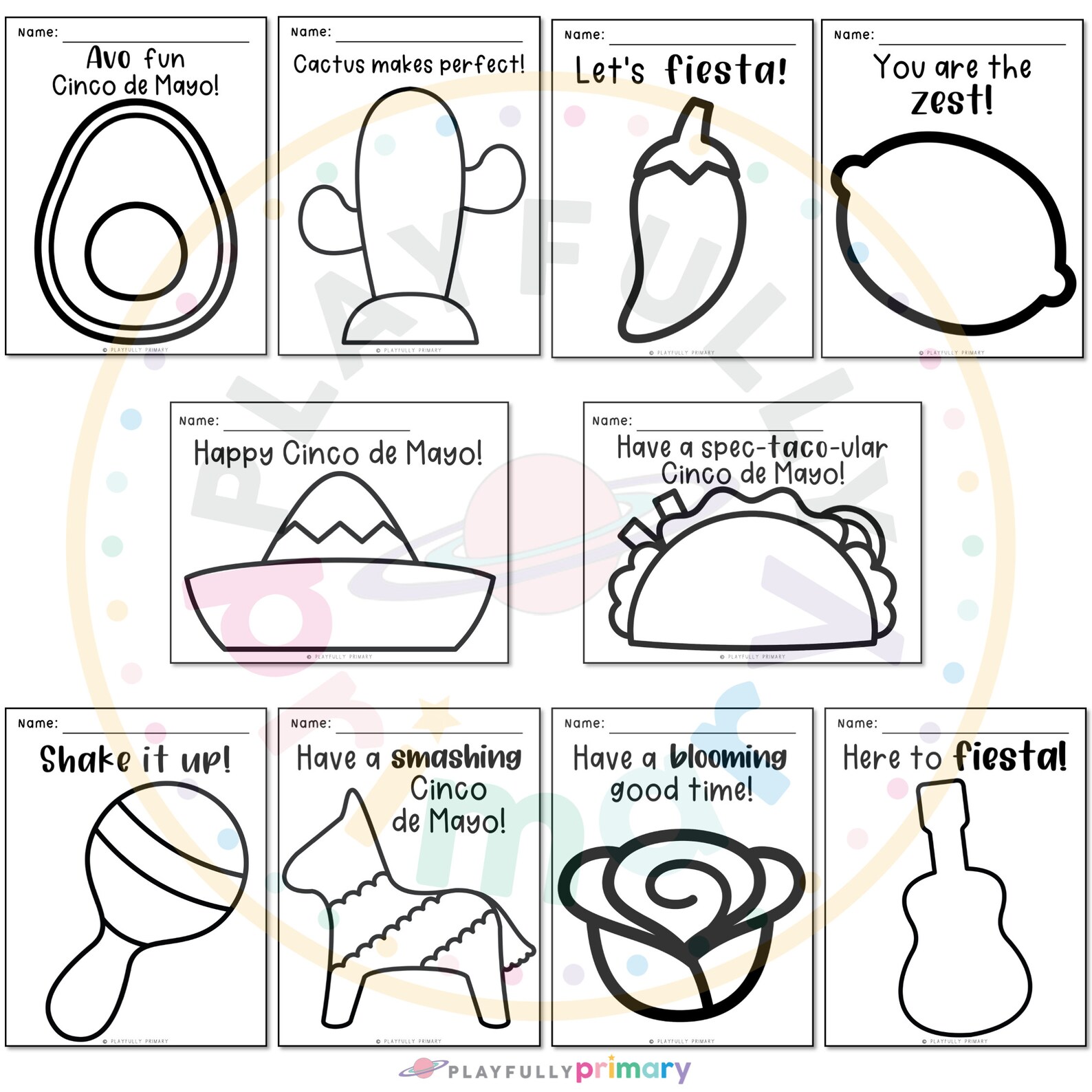 Cinco De Mayo Crafts for Kids, Cinco De Mayo Preschool Activities, Q ...